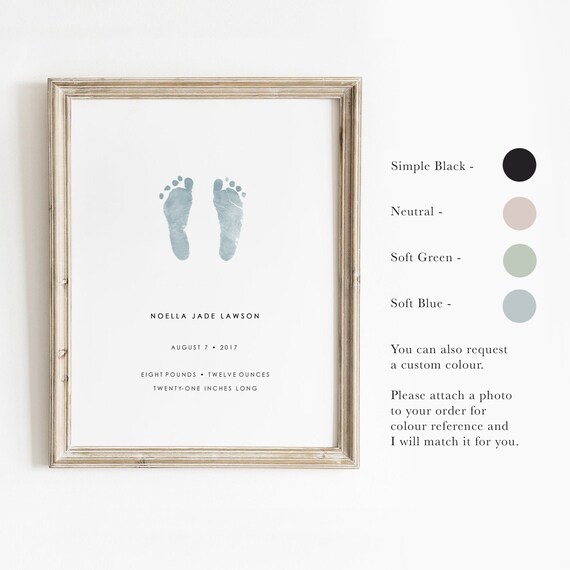 One Baby Footprint