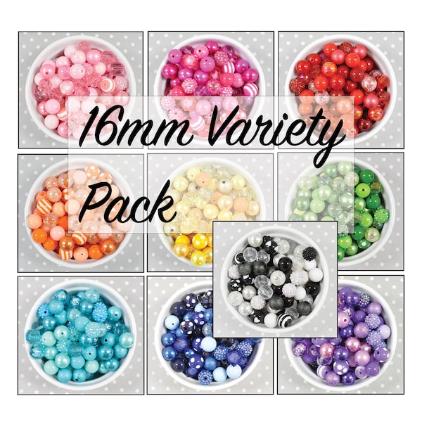 16mm Bubblegum Beads Bulk - Etsy