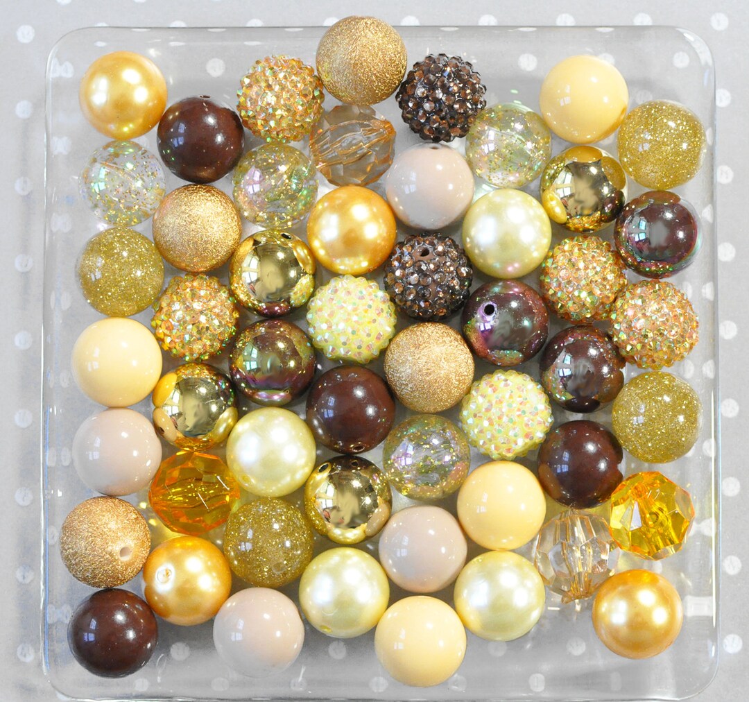 Beauty Bubblegum Beads Mix, Chunky Beads, Bubble Gum Beads, Bubblegum ...