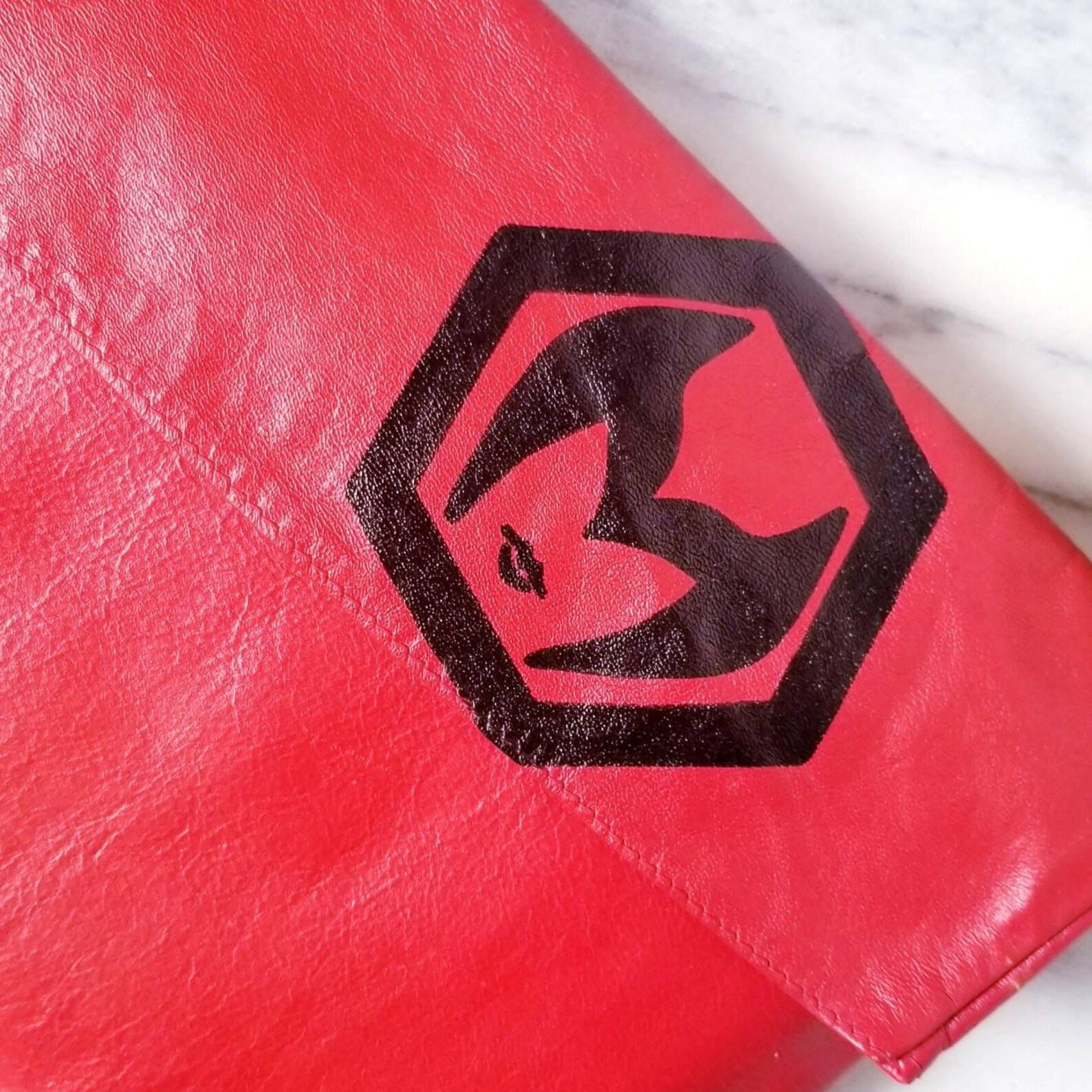 Wanda Hex Symbol Bright Red Leather Marvel Disney Inspired | Etsy