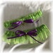 Green and Purple the Riddler Superhero Villain Wedding Bridal Garter ...