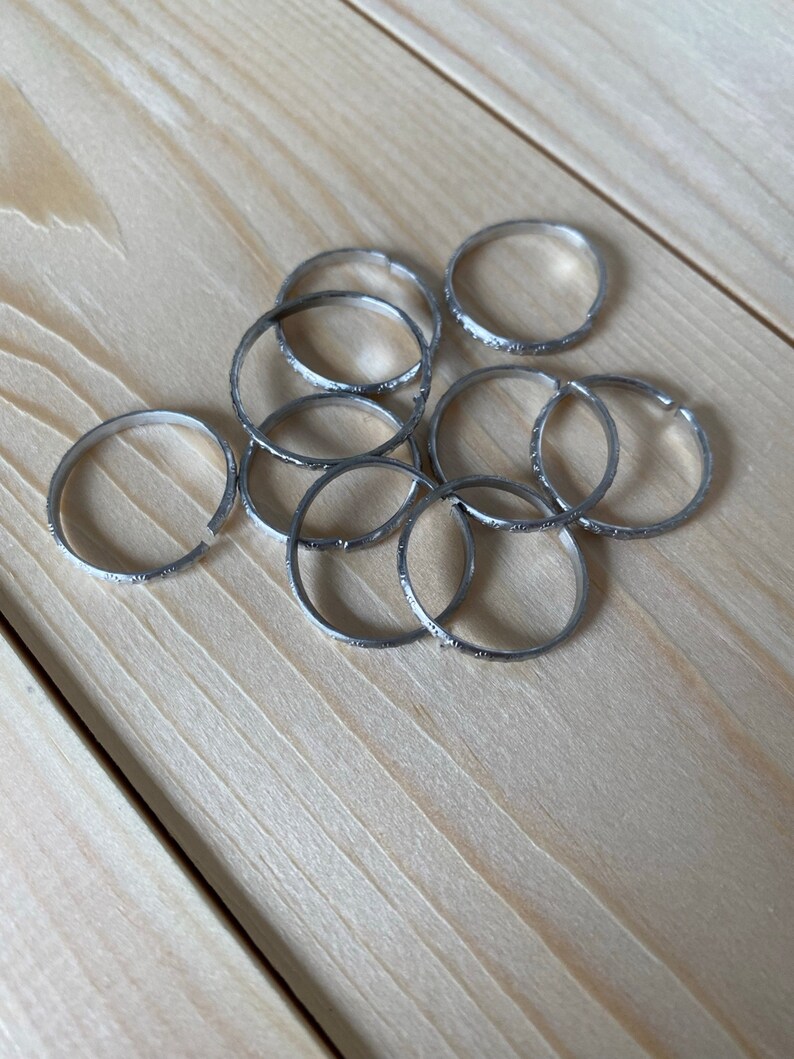 Gold or Silver Faux Wedding Bands Fake Wedding Rings Craft - Etsy