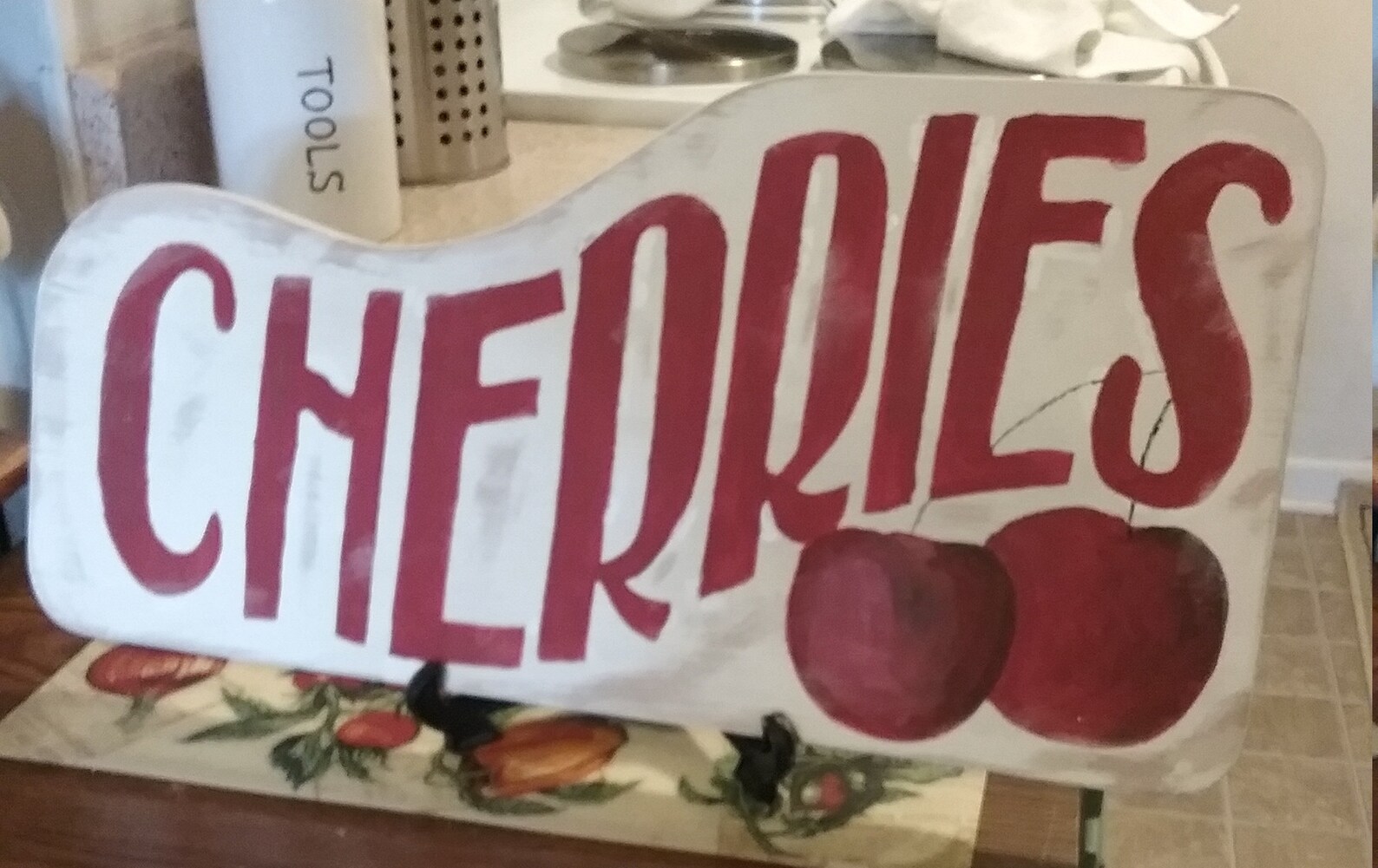 Rustic Roadside Cherries Sign - Etsy