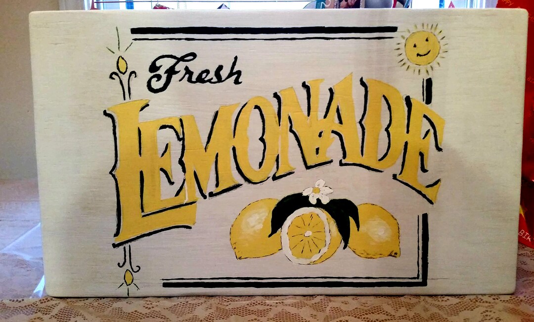 Fresh Lemonade Sign - Etsy