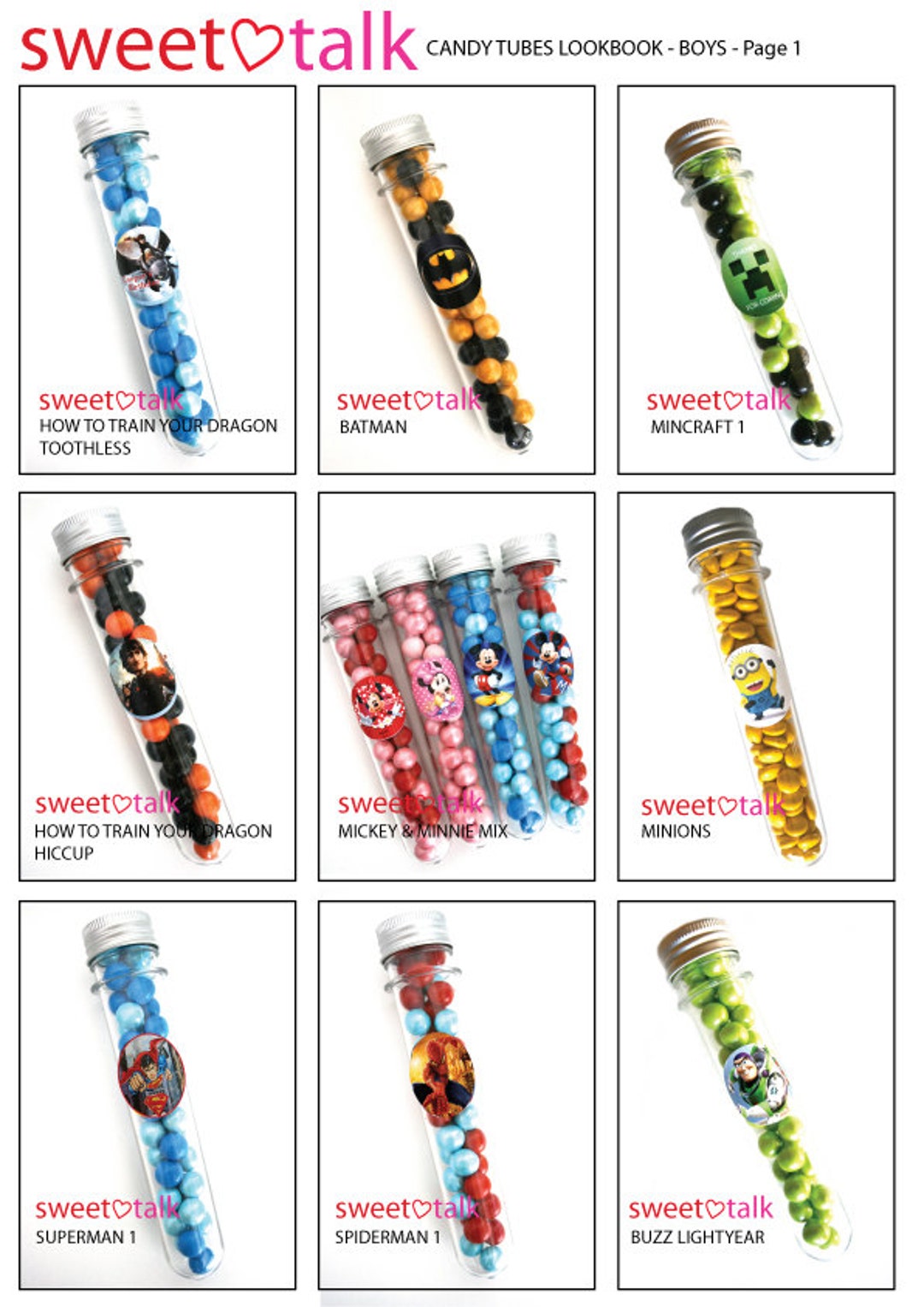 Party Favour - Candy Test Tube With Chocolates. Perfect for Birthday ...