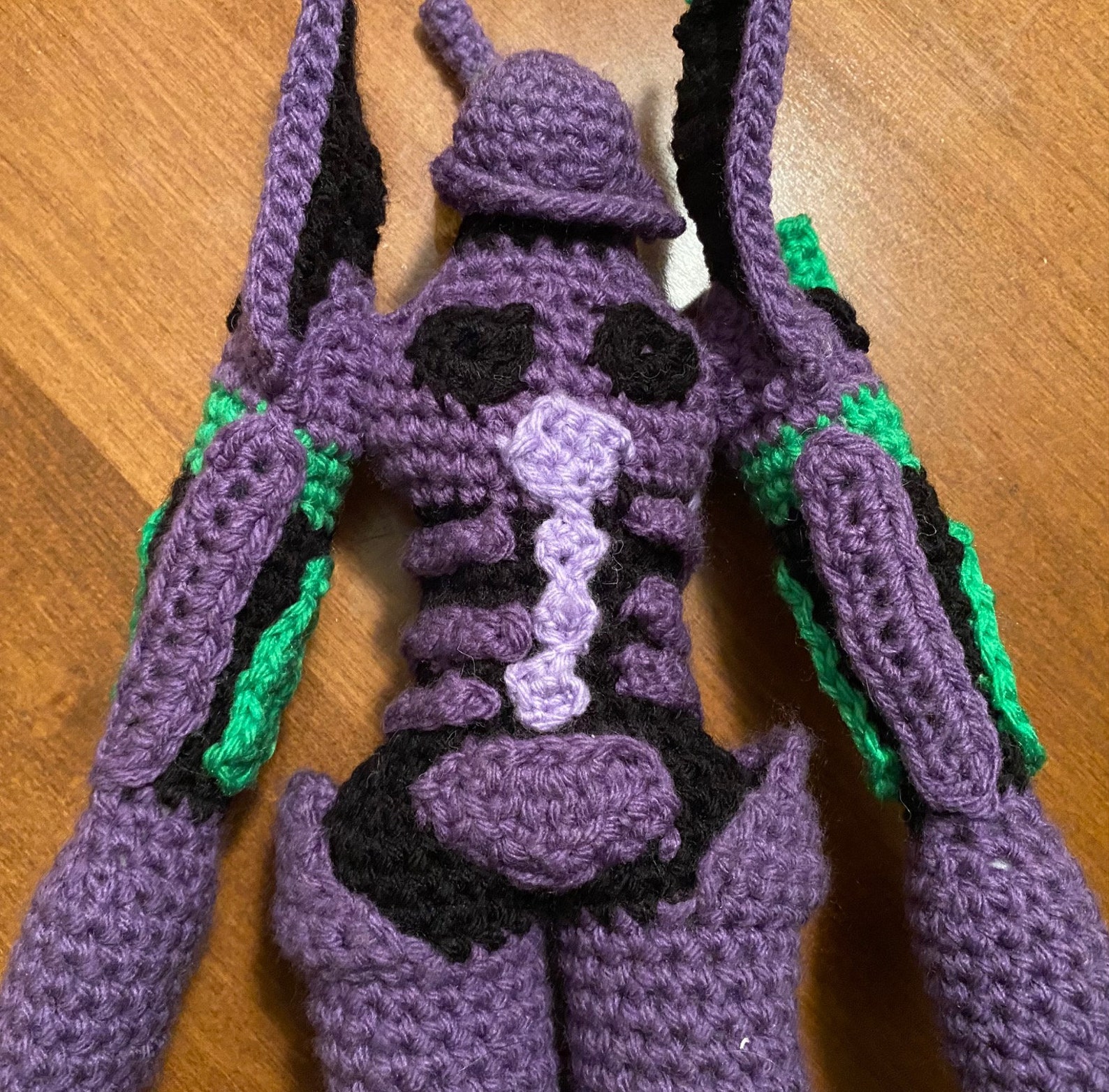 Evangelion Unit 01 Crochet Pattern - Etsy