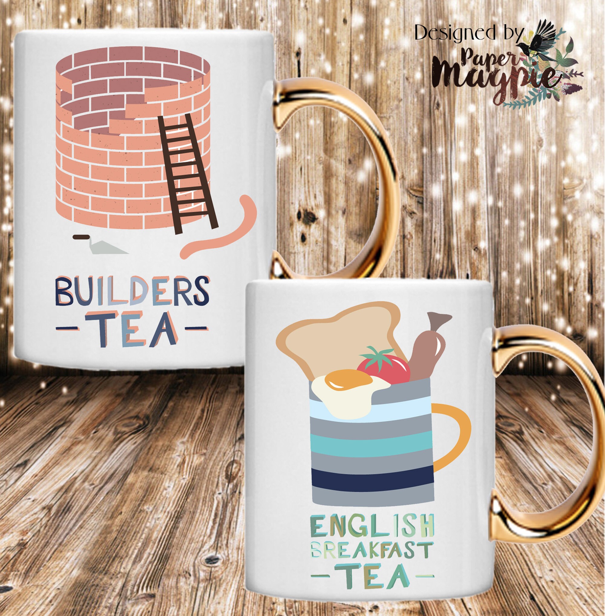 Builders Tea & Builders Breakfast 11oz Mug Gift Builders | Etsy