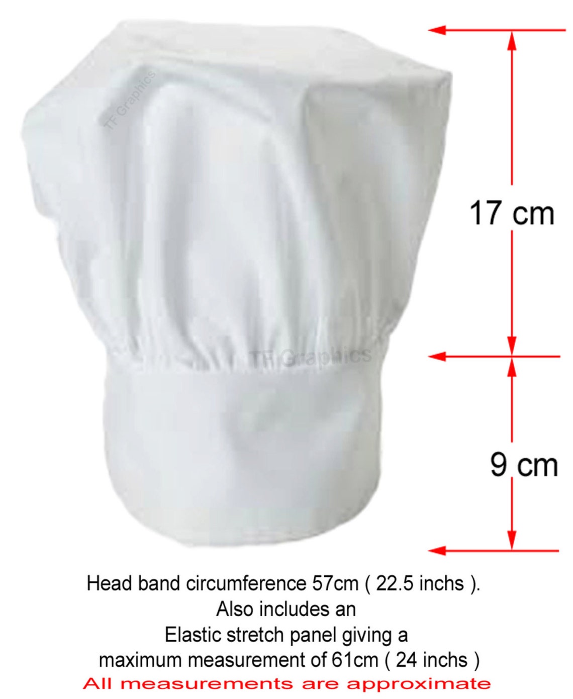 Custom Printed Chef Hat Print Your Personalised Design - Etsy