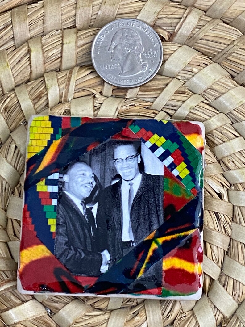Malcolm X and Martin Luther King Jr Magnet - Etsy