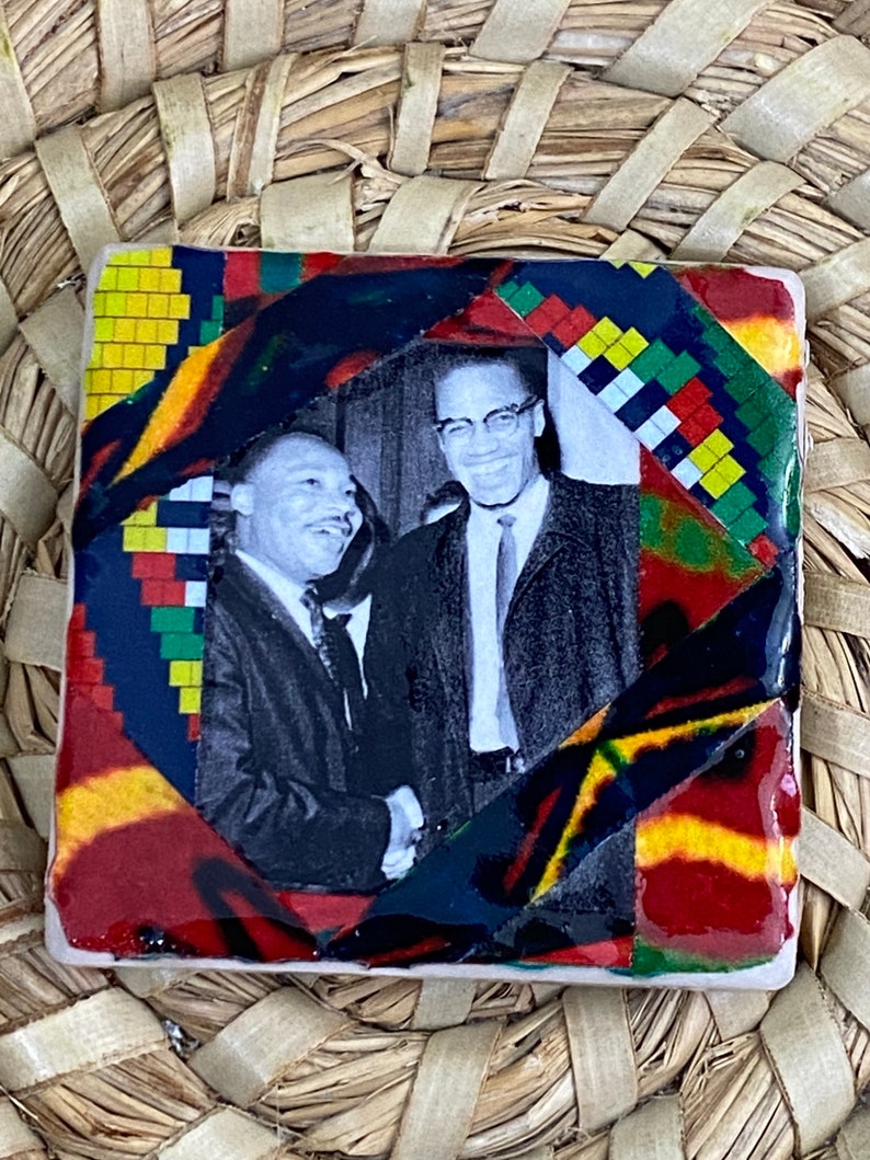 Malcolm X and Martin Luther King Jr Magnet - Etsy