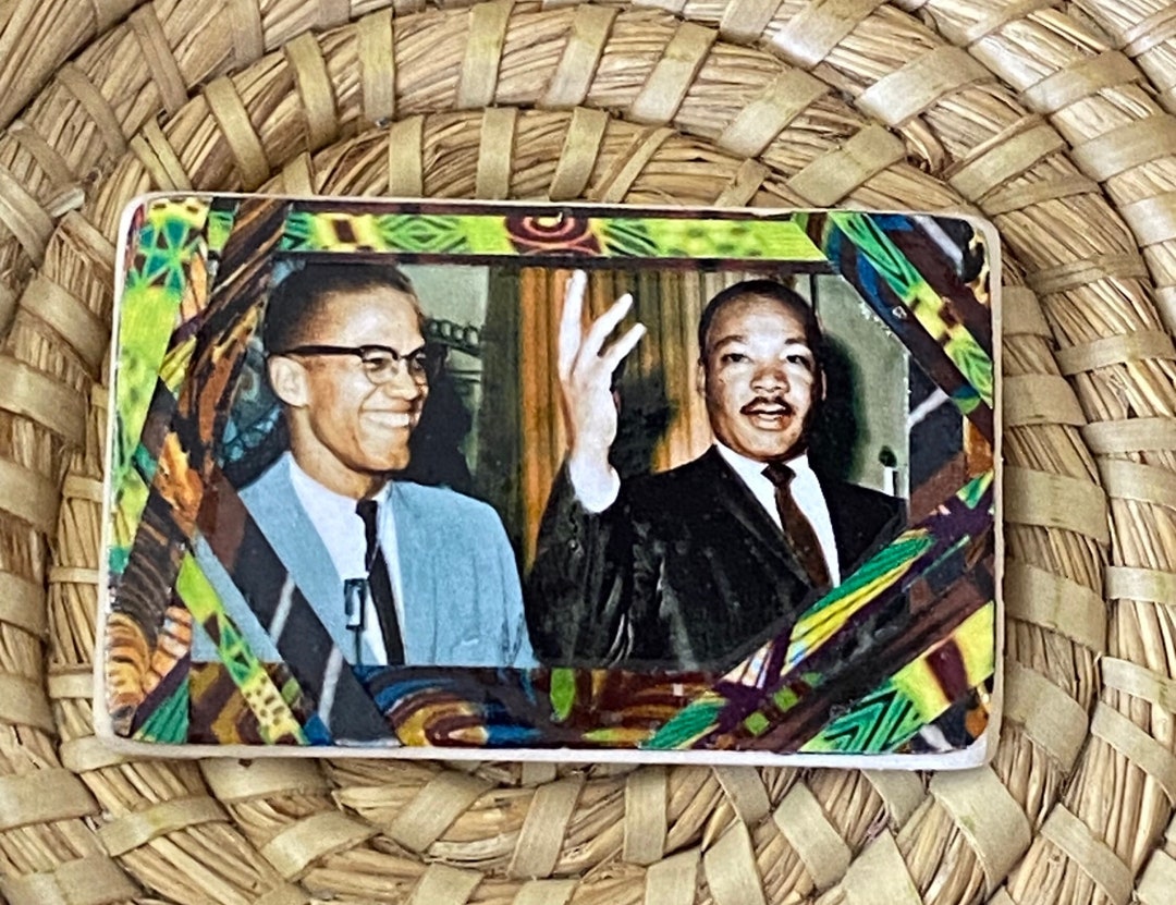 Malcolm X and Martin Luther King Jr Magnet - Etsy