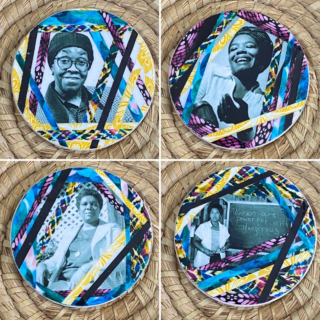 Black Women Poets Coaster Set set of 4 - Etsy