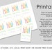 Watercolor Birthday Candles Birthday Printable Gift Tag EDITABLE ...