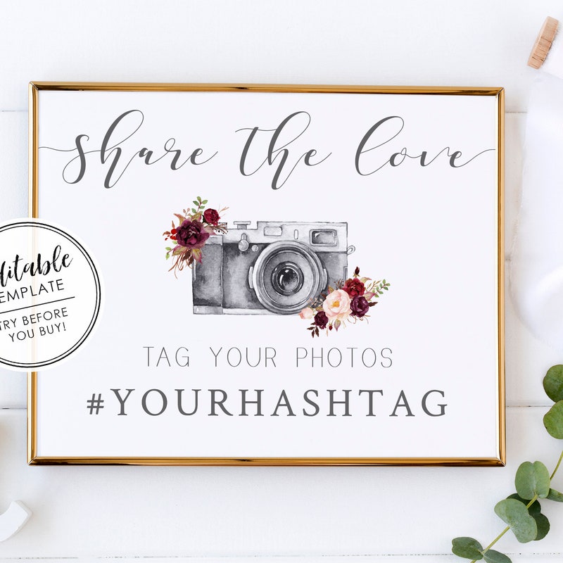 Hashtag Sign - Etsy
