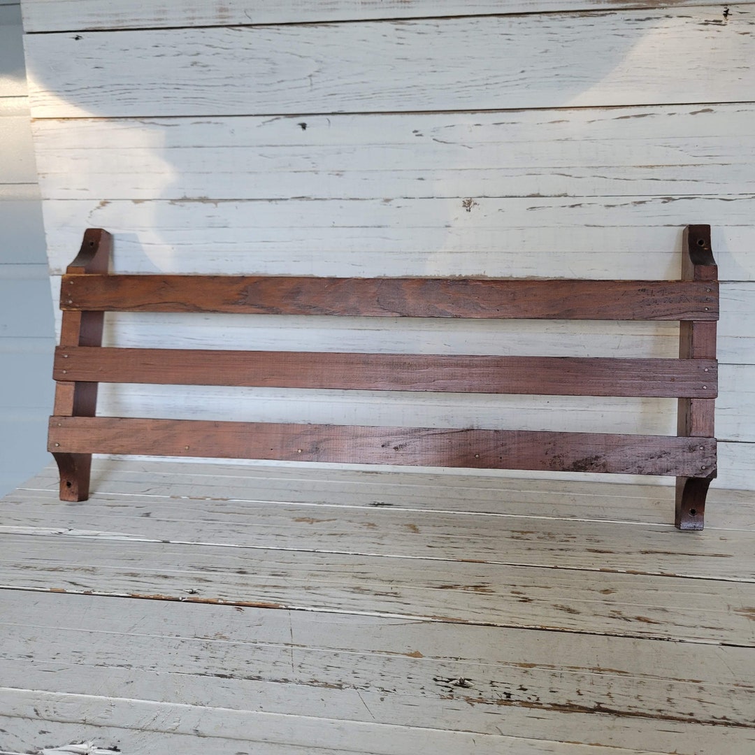 Wooden Pew Rack Vintage Wooden Book Rack Hymnal Bible Rack - Etsy