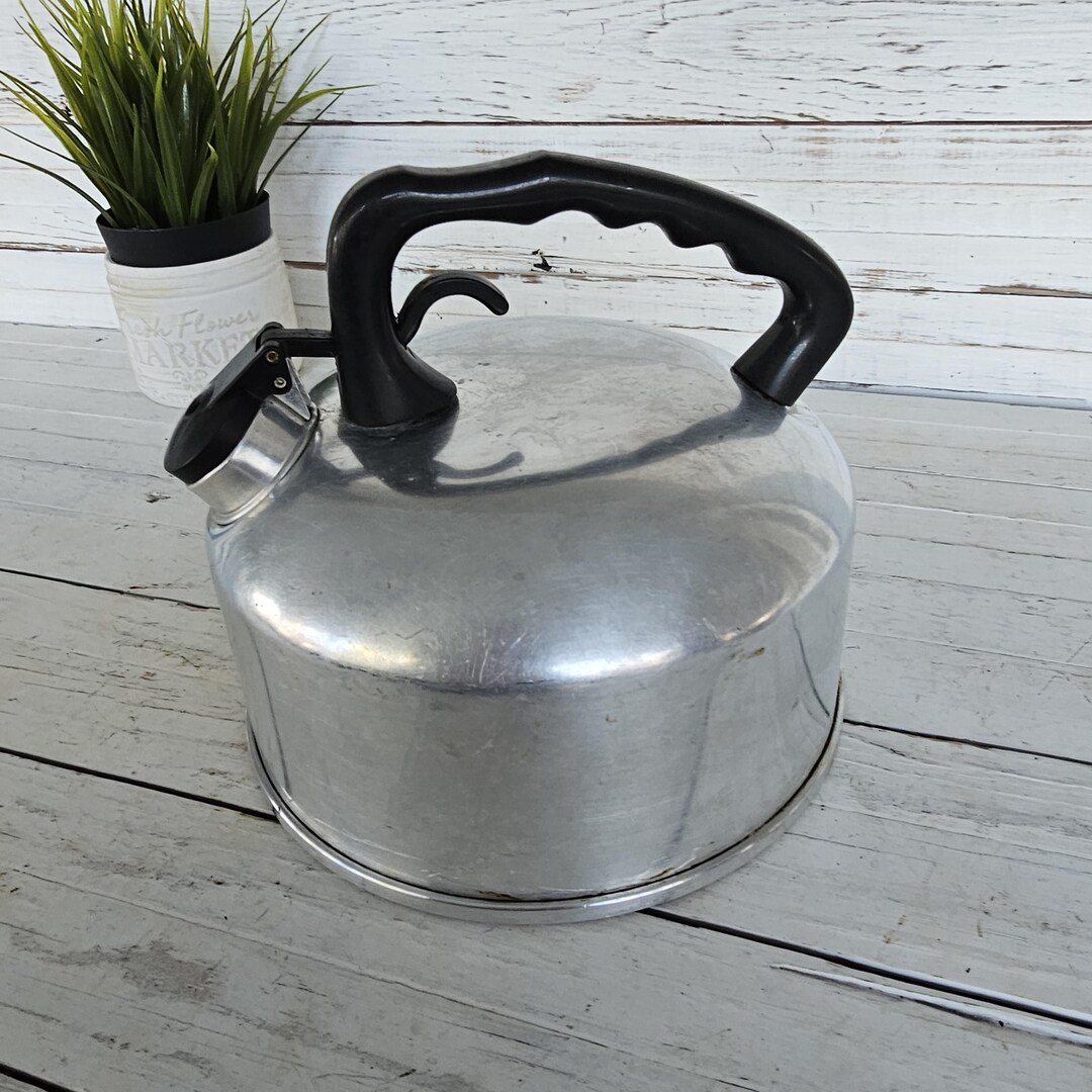 Vintage Whistling Comet Tea Kettle: Aluminum - Etsy