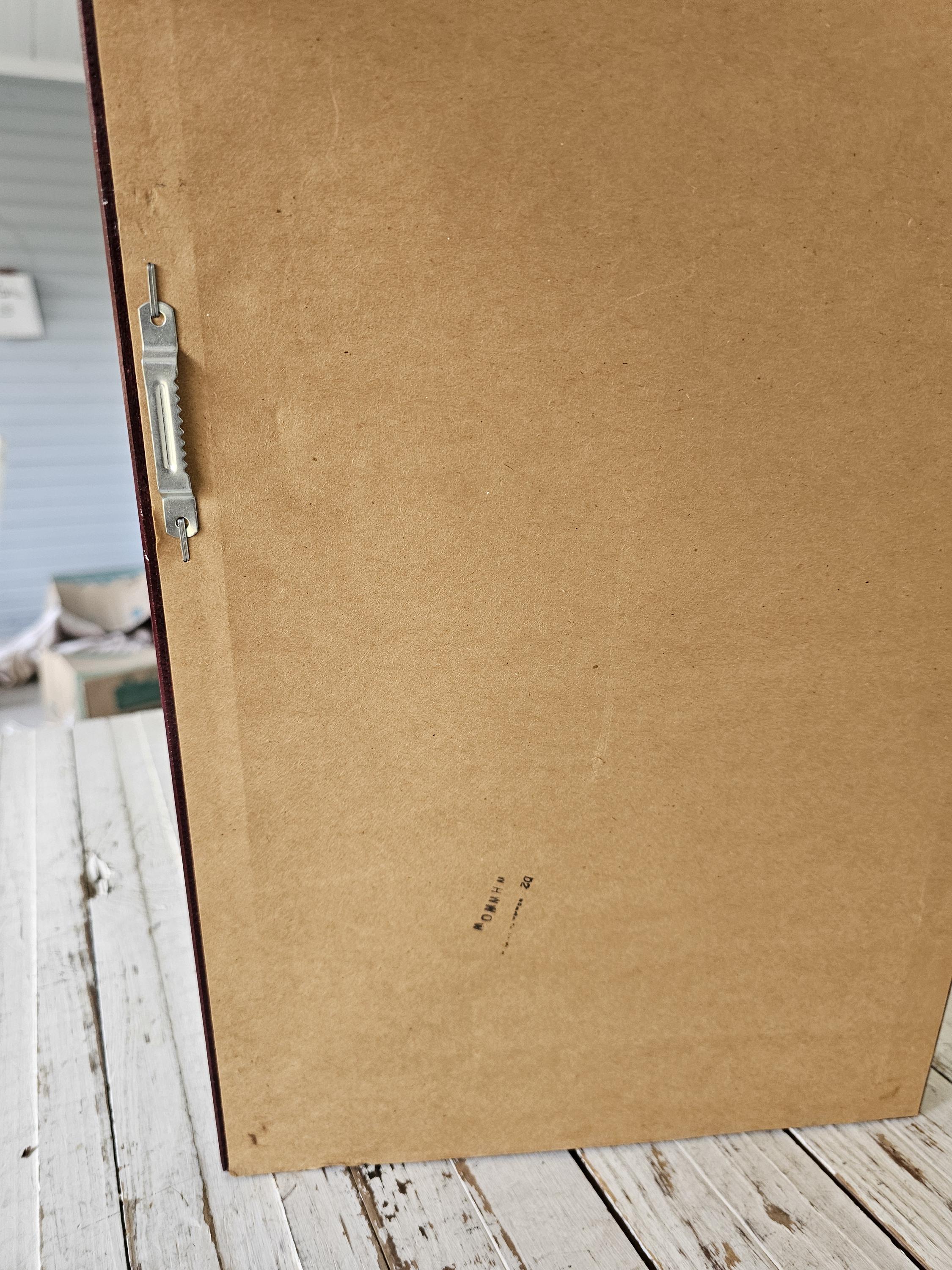 22 Inch Long Rectangular Maroon Framed Mirror With Gold Beaded Trim - Etsy