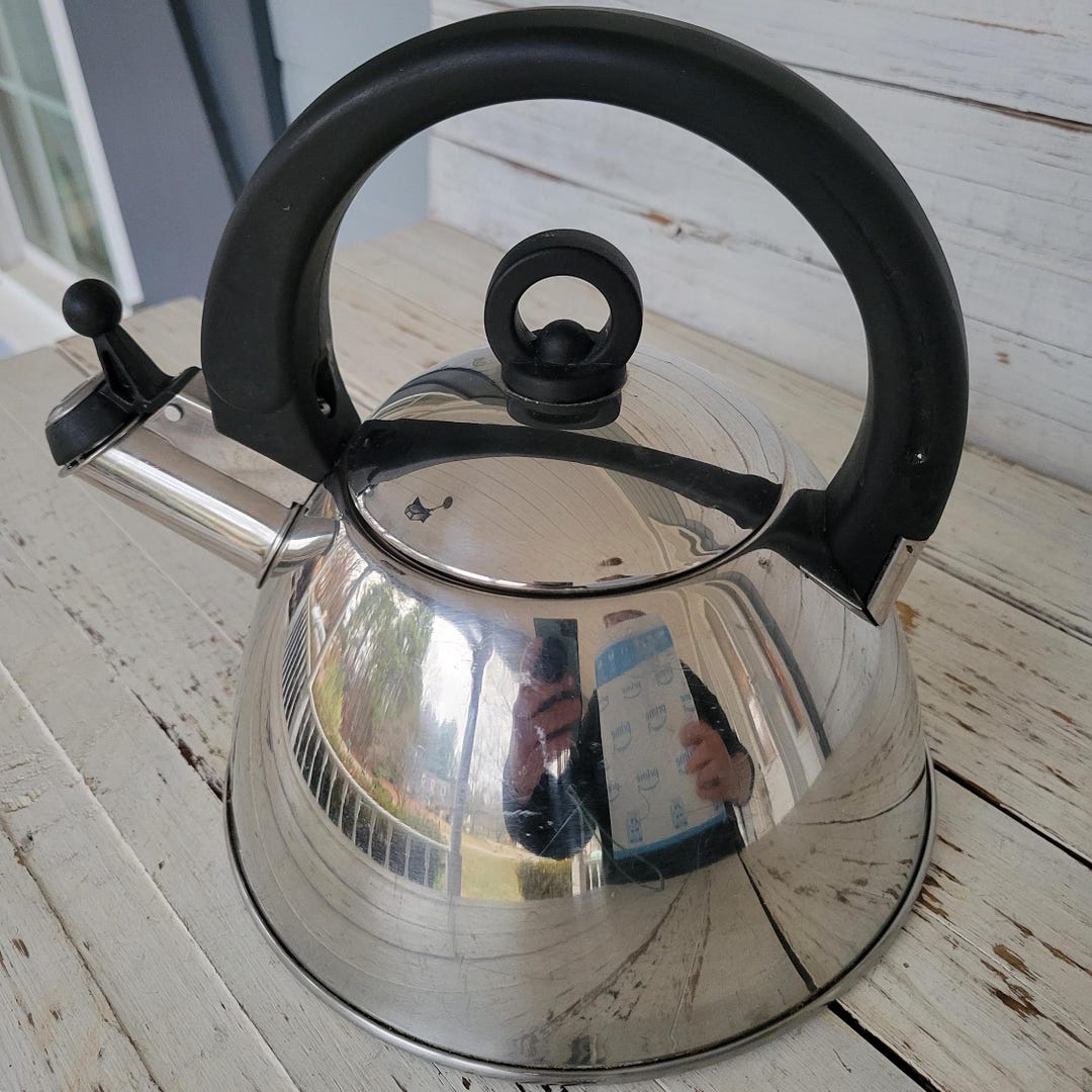 Vintage Oneida Whistling Tea Kettle - Tiny Tea Kettle - Whistler Tea ...