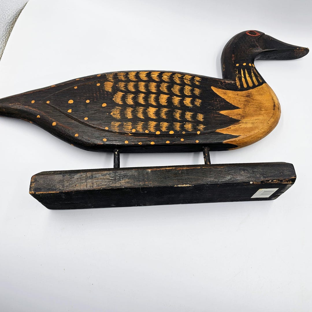 Hand Painted Wooden Mallard Duck Display - Hunter Decor (20 Inch) - Etsy
