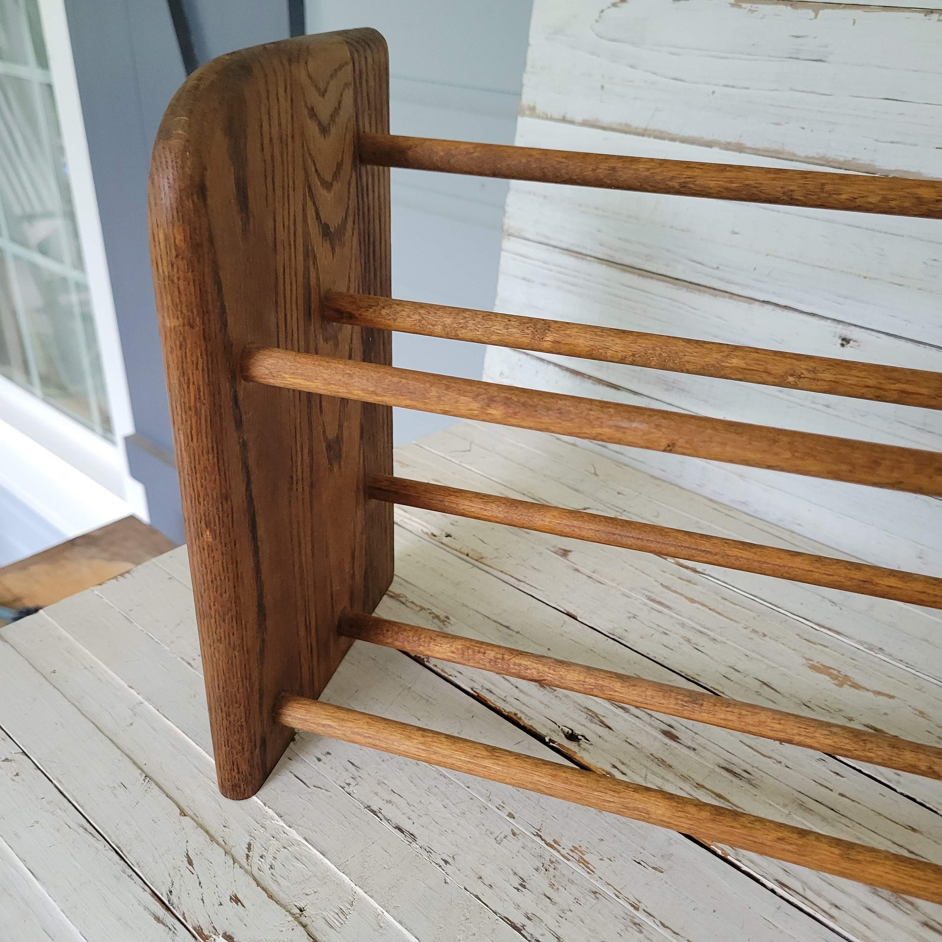 Double Wooden Book Rack Tabletop Book Rack Small Book Rack - Etsy