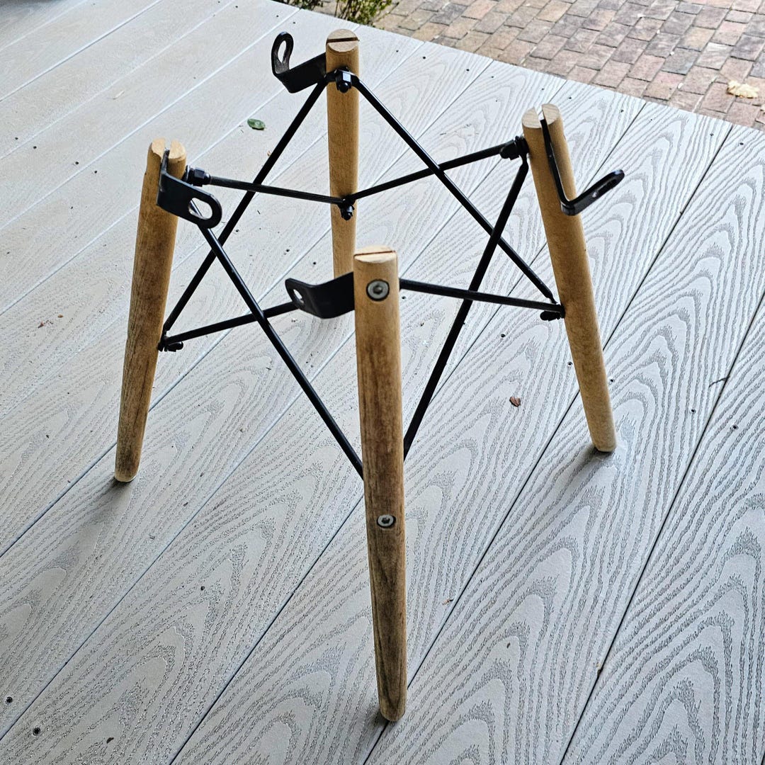 Eames Like Chair Dowel Base - Maple Replacement for Arm and Side Shells ...