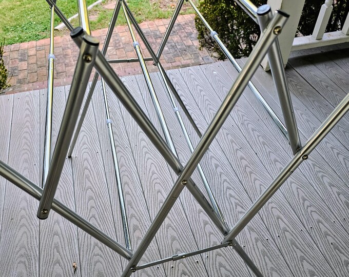 Tall Expandable Collapsible Metal Drying Rack Metal Tiered Drying Rack ...