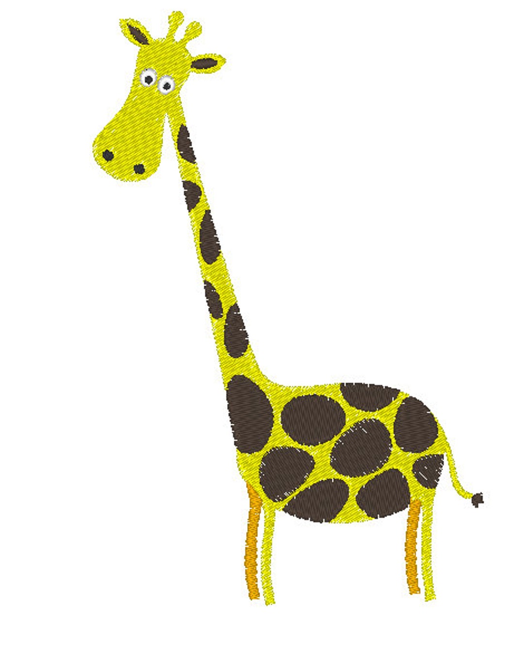 Giraffe Embroidery Design in 5 Sizes - Etsy