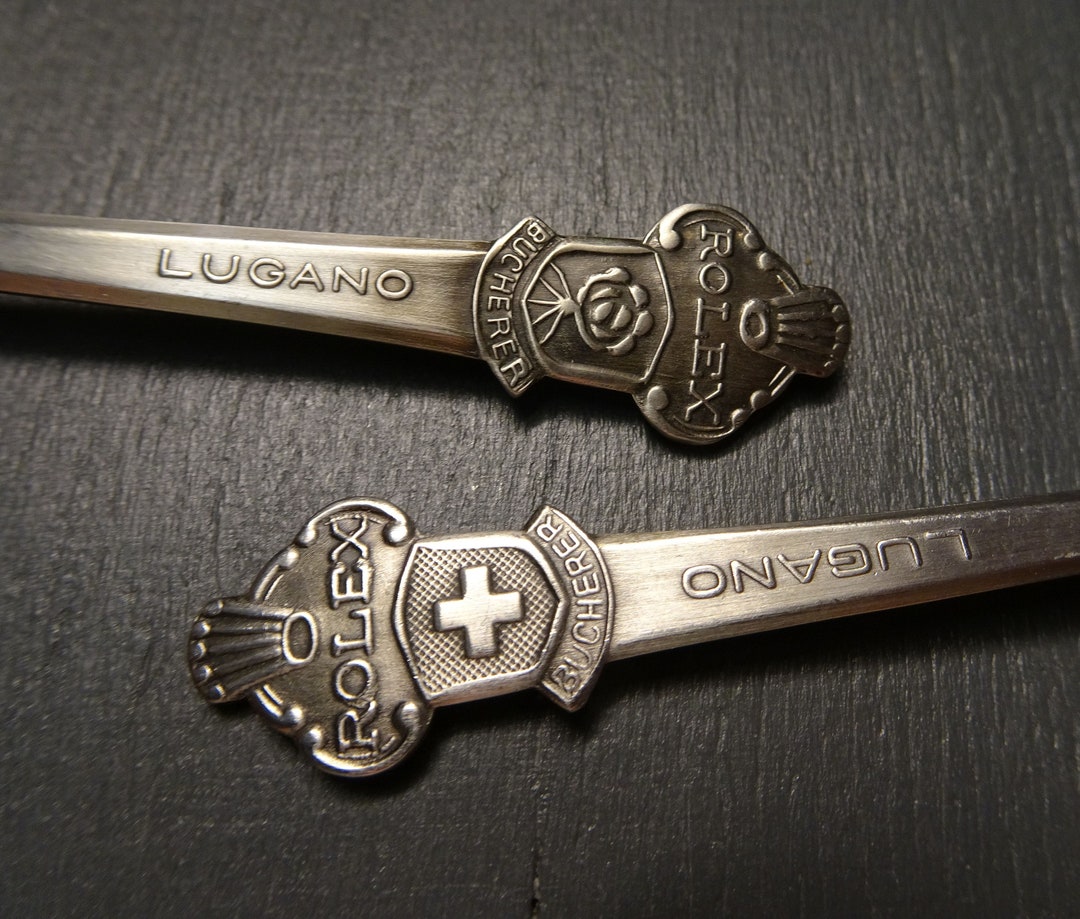 ROLEX Bucherer Spoon Lugano Souvenir Switzerland - Etsy Canada