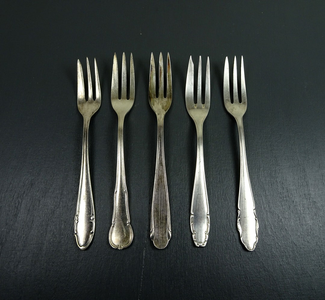 Cake Fork Silver Plated 90s Edition, Various Individual Parts Small ...