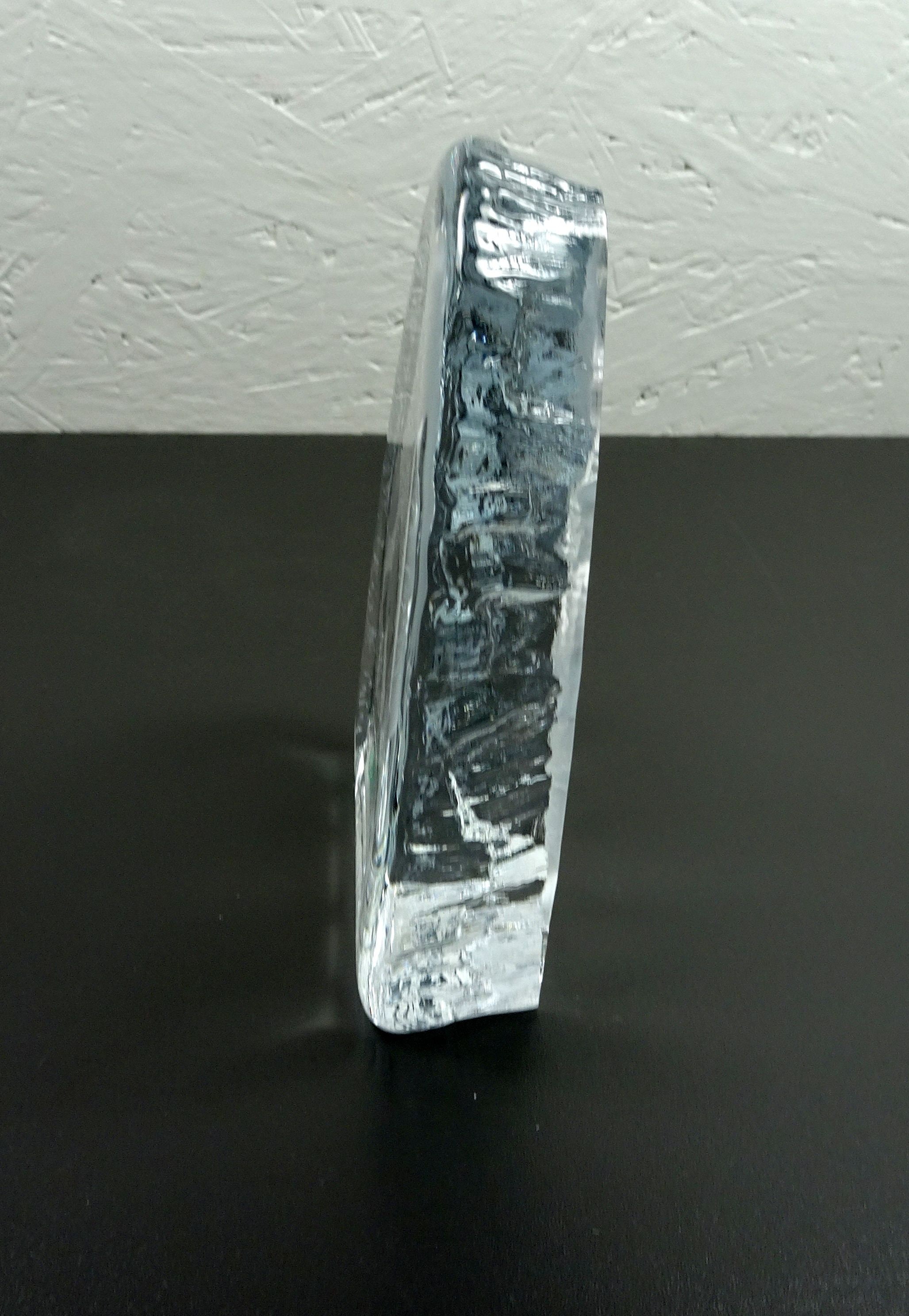 NYBRO Viking Crystal Glass Scandinavia Sweden Paperweight - Etsy