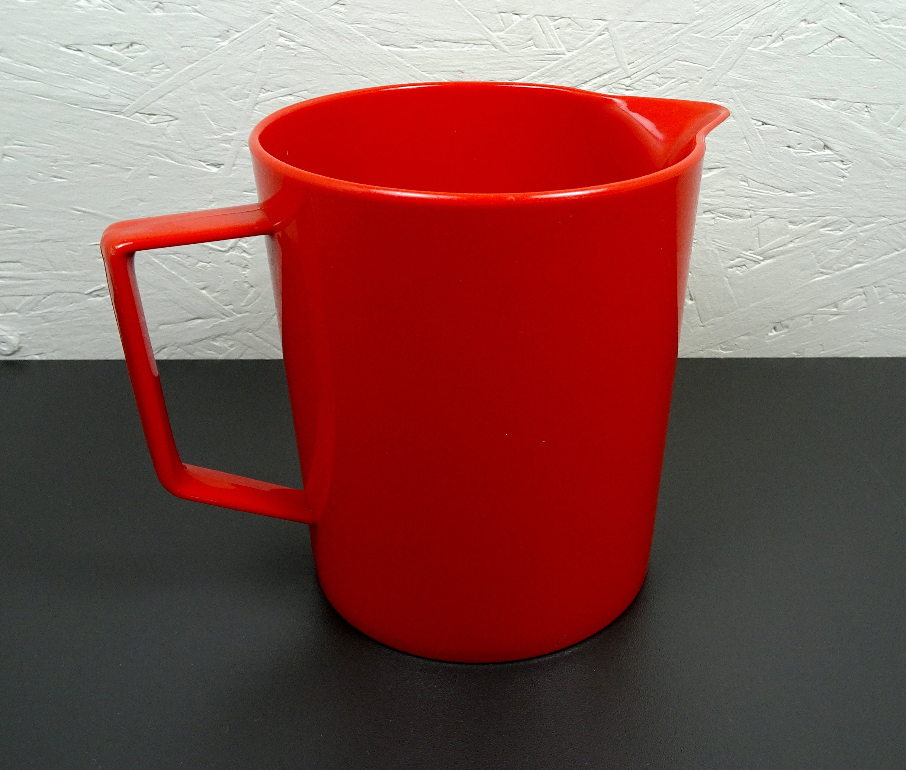 70s Jug 1l Liter Size Red 1 Liter Jug 60s Graziela Plastic - Etsy UK