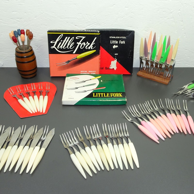 Appetizer Forks and Knives - Etsy