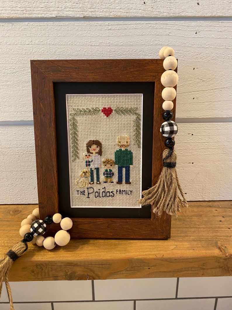 Custom Stitch Figure Portrait - Etsy