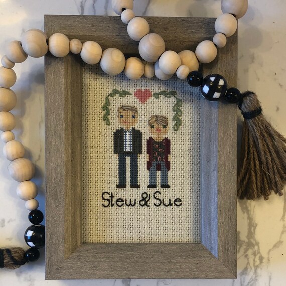 Custom Stitch Figure Portrait | Etsy