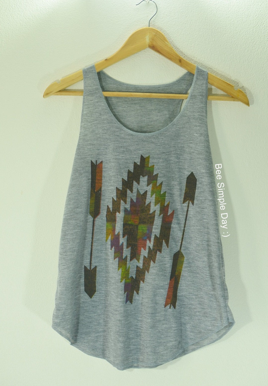 Tank Top Aztec Softness Fabric High Quality Fashion T-shirt Vintage ...