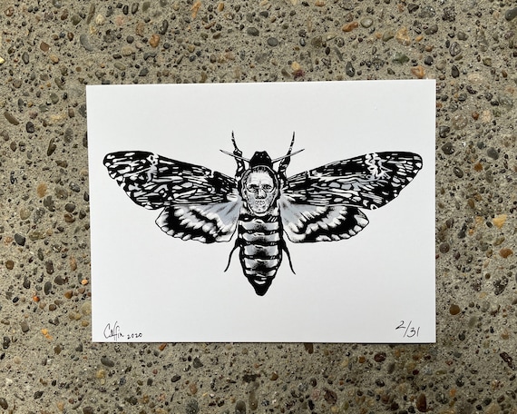 Silence Of The Lambs Moth Drawing