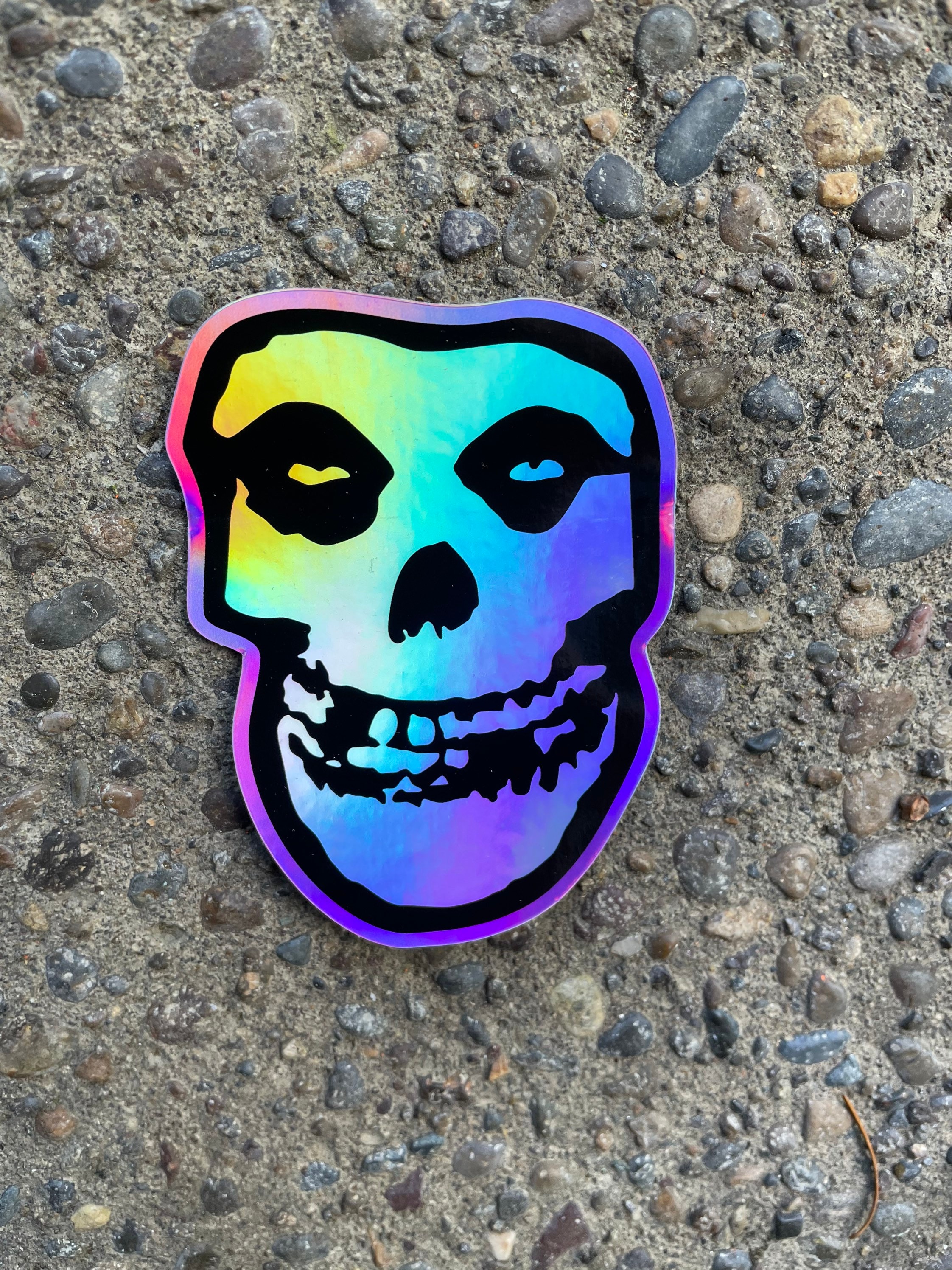 Misfits Crimson Mask Holographic Sticker / Samhain / Danzig / | Etsy