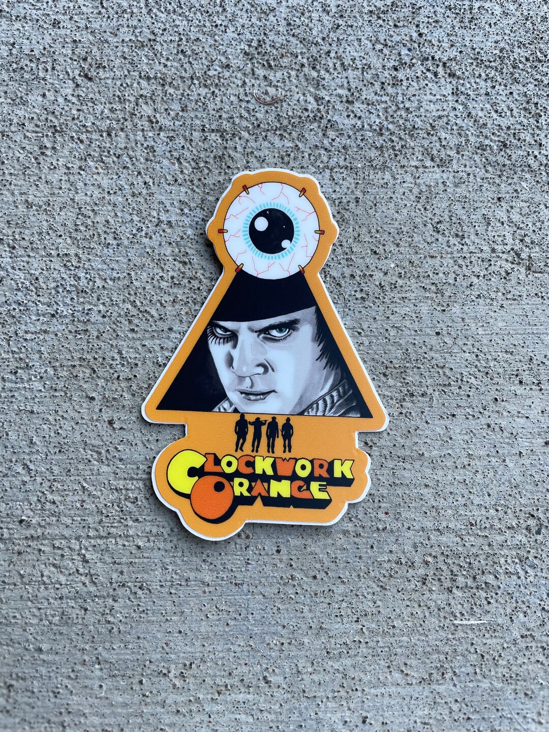 A Clockwork Orange Vinyl Sticker / Stanley Kubrick / Horror Art ...