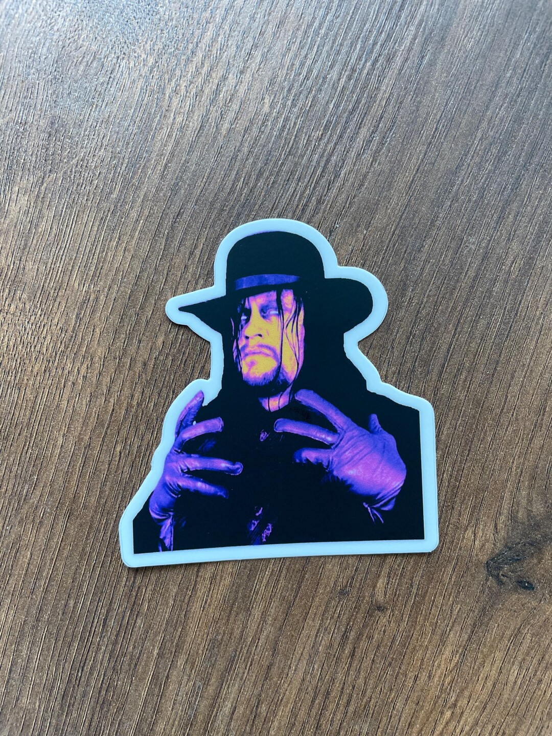 Undertaker Die Cut Wrestling Sticker / Wwf / Pro Wrestling / Aew / Wcw ...