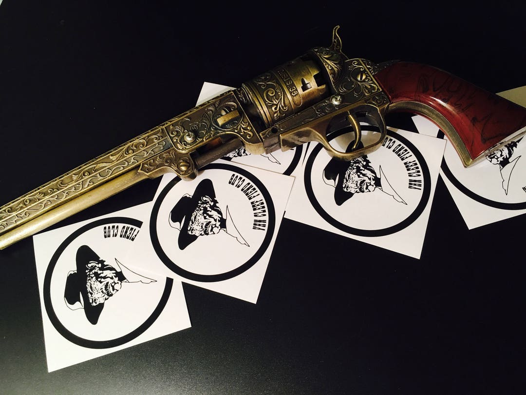 Lee Van Cleef Fiend Club Sticker Spaghetti Western Clint Eastwood Gun ...