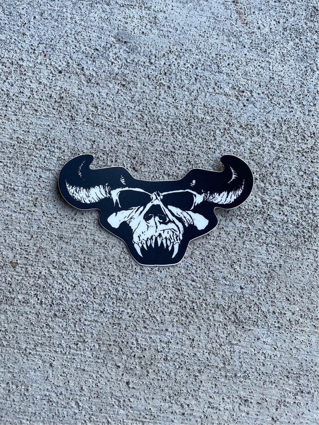 Danzig Crystar Skull Sticker / Samhain / Misfits / Macabre / Goth Decor ...