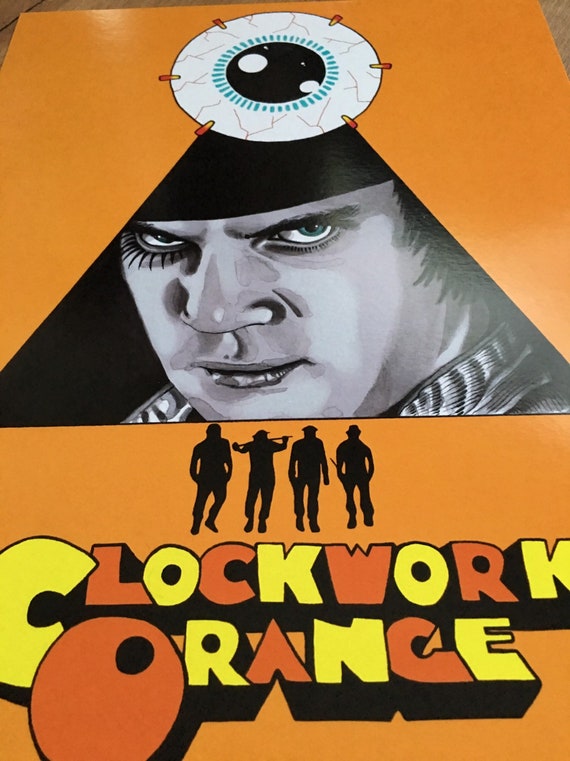 Clockwork Orange Eye Poster