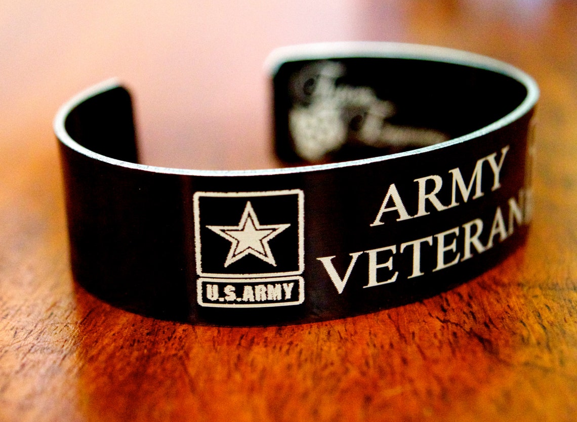 Army Veteran Bracelet - Etsy