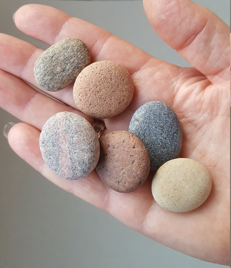 Round Sea Stones bulk 100 Pcs Small-baltic Beach Stones-sea - Etsy