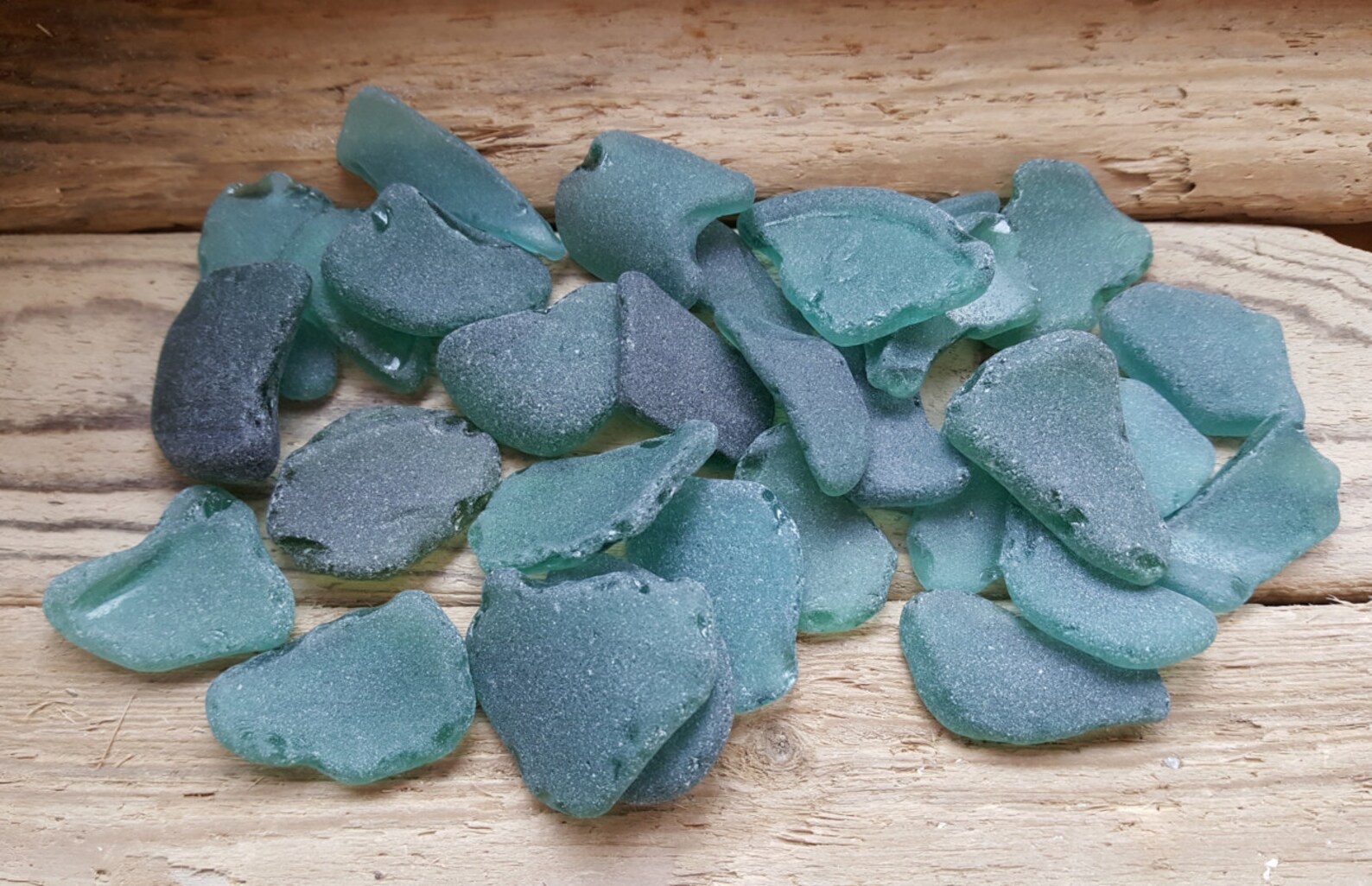 Teal Color Genuine Sea Glass Bulk Lot For Crafts Eco | Etsy