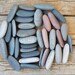Oval Shaped Beach Rocks 35 Large Sea Stones Beach Stones Wedding Guest ...