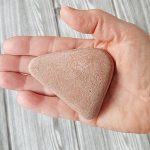 Natural Beach Stone Stack triangular Sea Stones zen Stones beach Stone ...