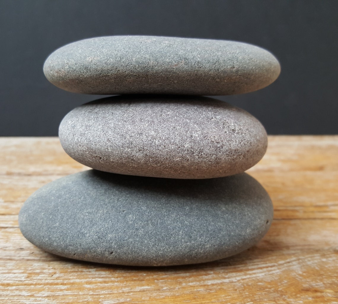 3 Extra Large Sea Stones Beach Stones-stones for Arts and | Etsy