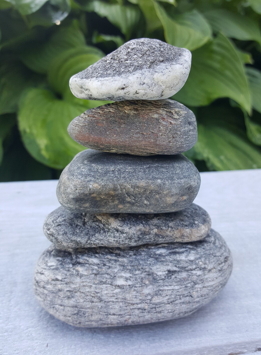 Natural Beach Stone Stack -beautiful Sea Stones -zen Stones -beach ...