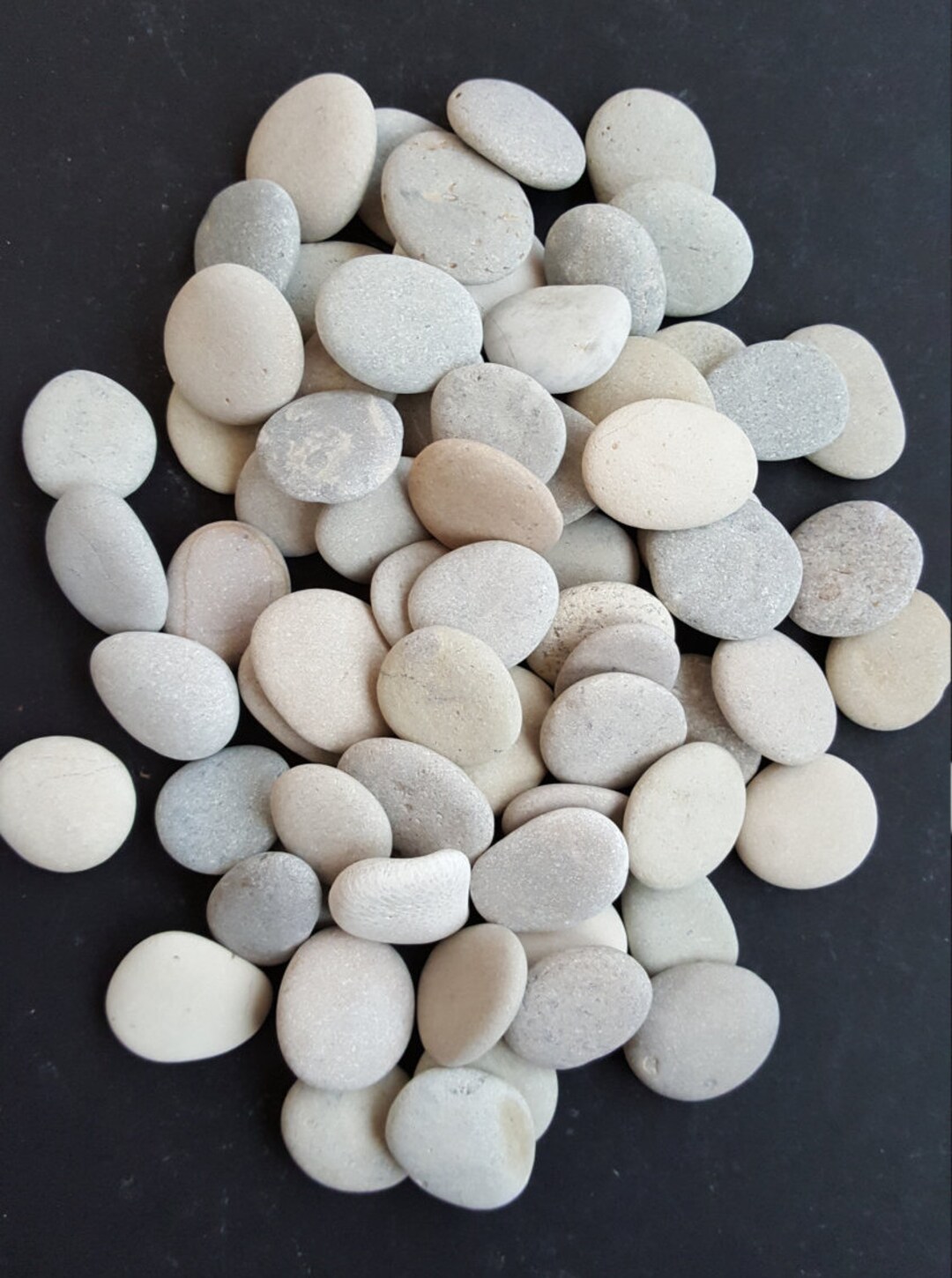 Round Sea Stones -bulk 70 Pcs Small-baltic Beach Stones-sea Pebbles ...